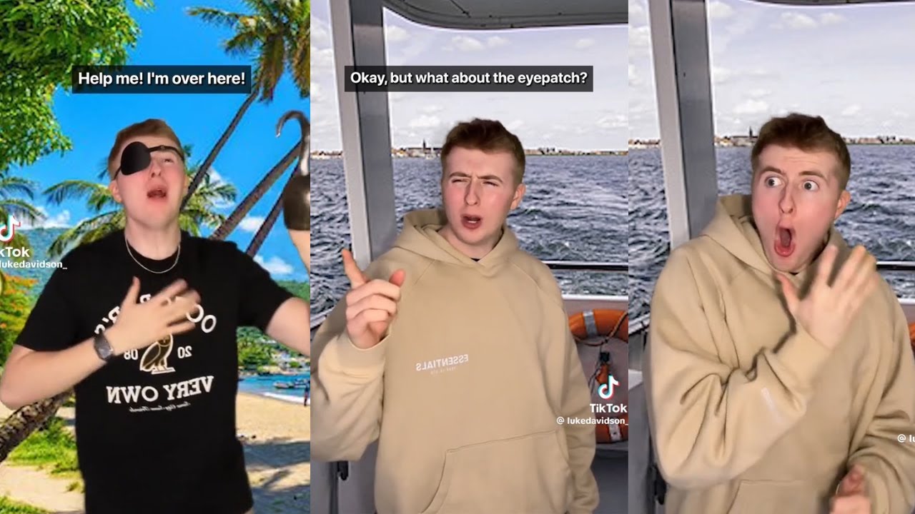 LUKE DAVIDSON FUNNY Compilation №201 / Pirate is stuck on island - YouTube