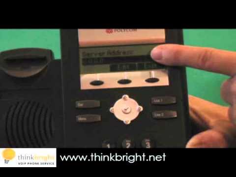 How To Configure A Polycom 320/330 With TFTP - YouTube
