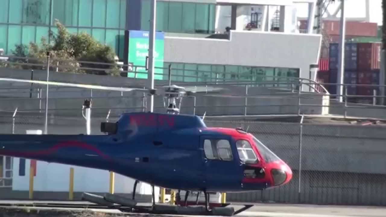 hd stock footage Helicopter Lift-up from Long Beach to Catalina Version ...