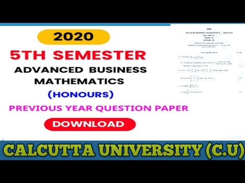 B.com Semester-5 All Subjects and Advanced Business Mathematics ...
