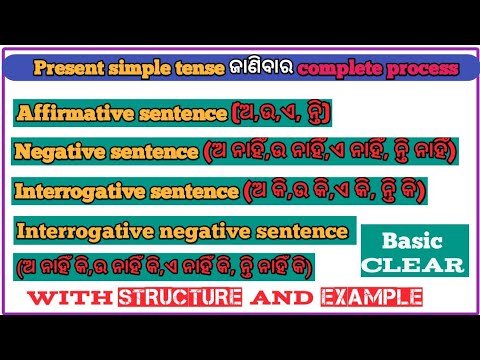 Full details of present simple tense with Structure and example - YouTube