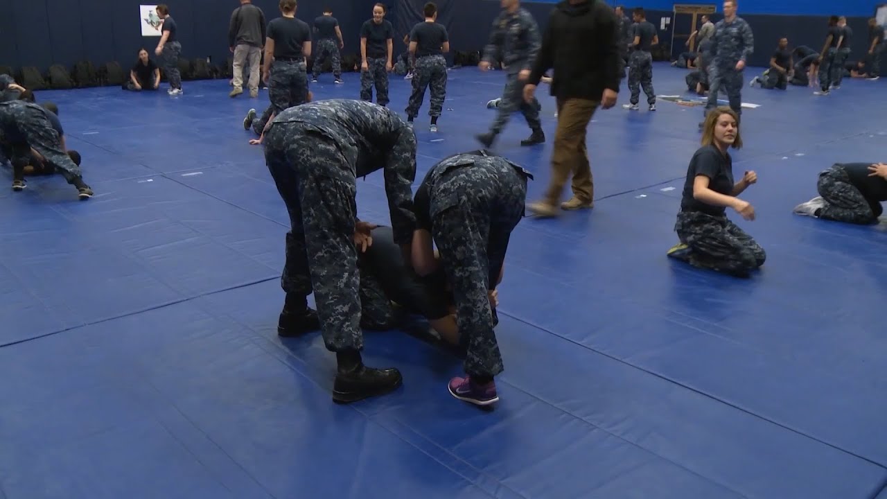 Sailors Learn Crucial Law Enforcement Skills - YouTube