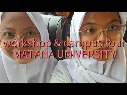 FIRST VLOG !! workshop & campus tour Matana University 💥💥 - YouTube