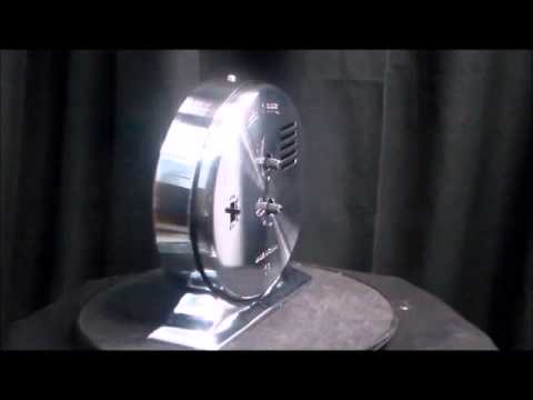 Battery Powered Infinity Instruments Metal Antique Style Mantle Alarm ...