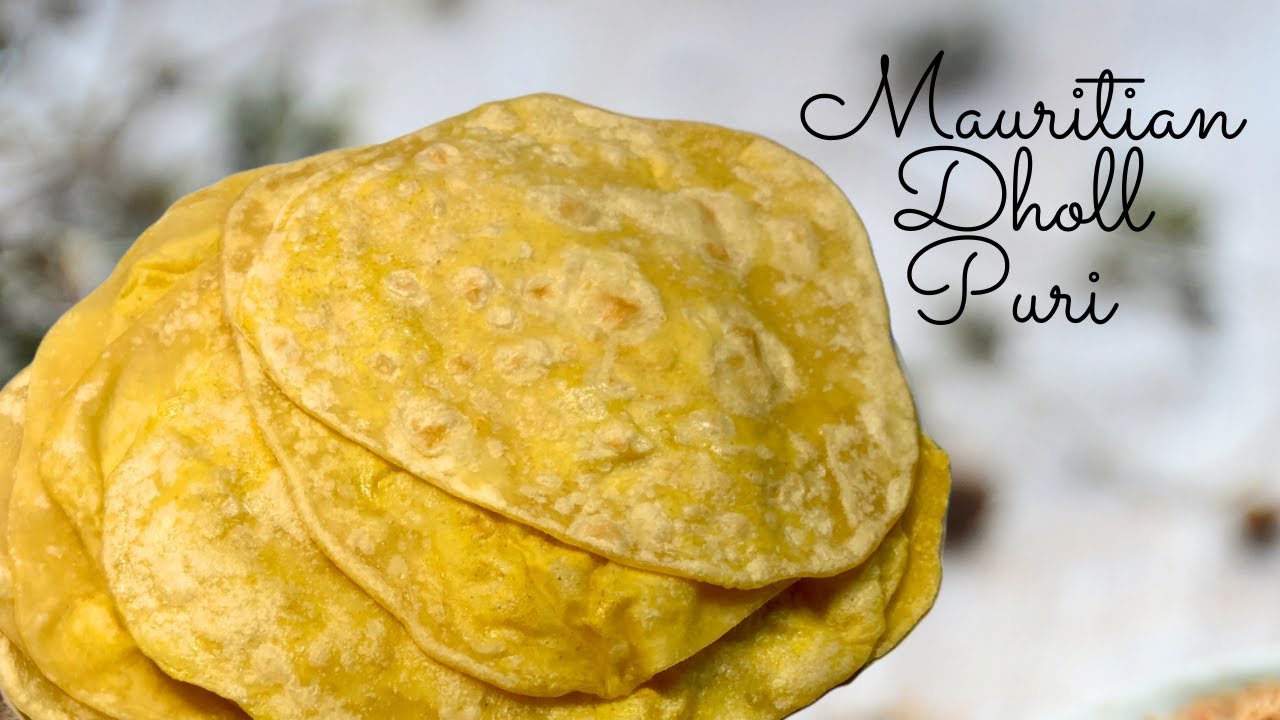HOW TO MAKE DHOLL PURI | BEST MAURITIAN STREET FOOD - YouTube