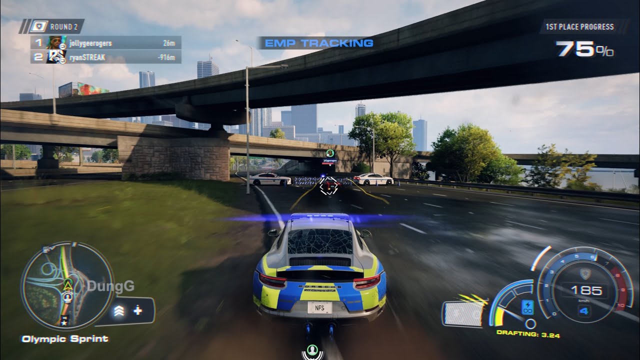 Nfs Unbound Hot Pursuit Hit Racers with an EMP - YouTube