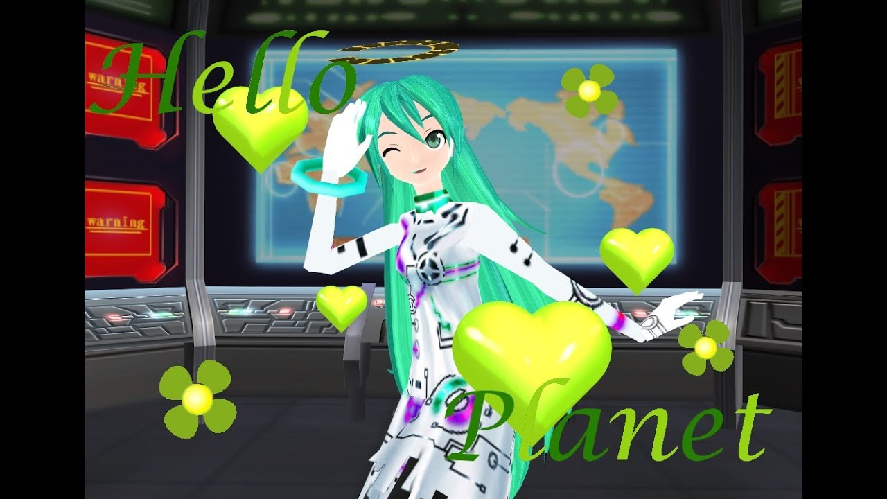 [MMD] Hello World Miku - Hello Planet + Download - YouTube