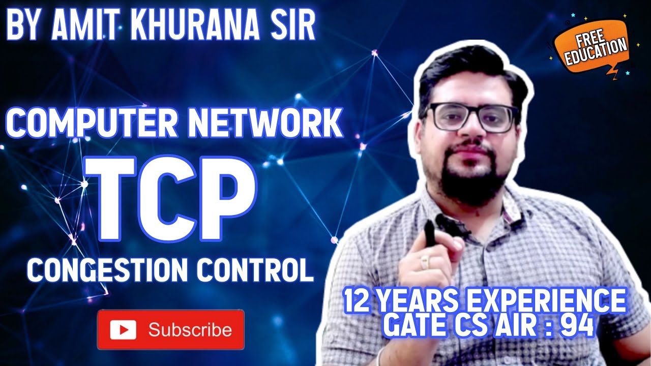 TCP CONGESTION CONTROL | AIMD | Additive Increase Multiplicative Decrease | part 1 - YouTube