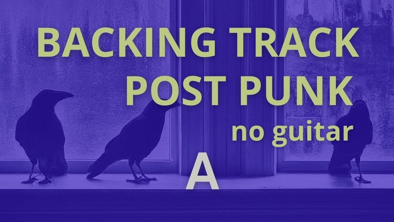 Atmospheric Post-Punk Backing Track in A - No Guitar - YouTube