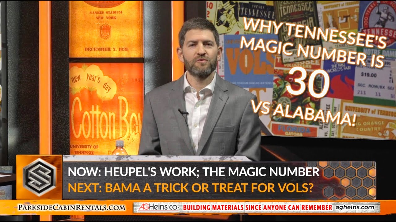 Why 30 is the Magic Number for Vols & TIde - YouTube