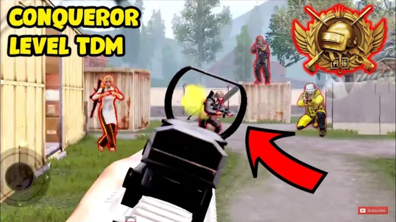 Conqueror level gameplay |PUBG TDM | - YouTube