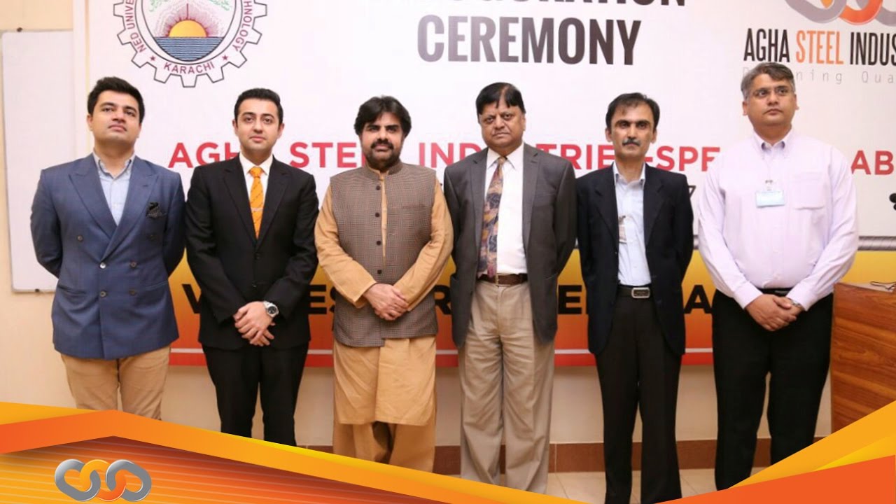 Inauguration of Agha Steel Industries-Spectro Lab at NED University ...