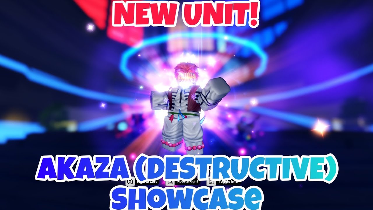 Akaza(Destructive) [Akaza Evo] Showcase | Anime Vanguards - YouTube