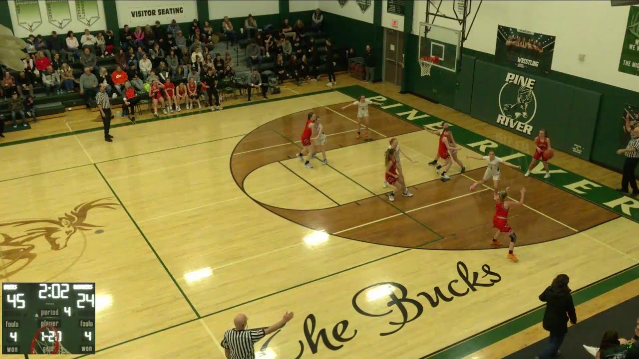 Pine River High School vs Manton High School Womens JV Basketball - YouTube