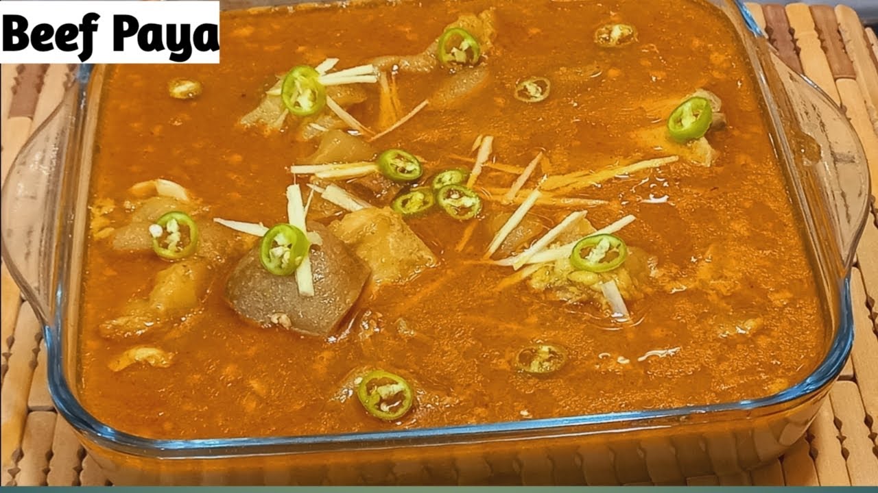 Paya | Beef Paya | Beef Paya Recipe | Paya Masala | Cook And Cook With ...