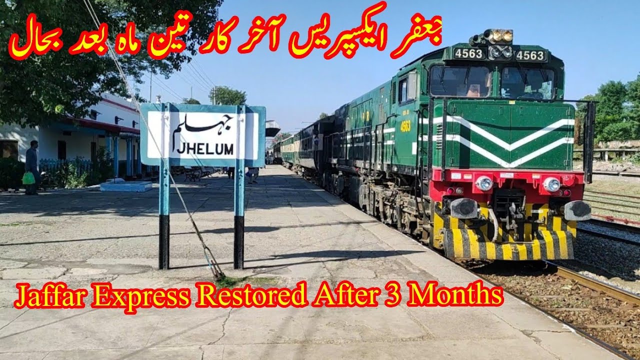 Jaffar Express Restore After 3 Months Pakistan Railways 😍 - YouTube