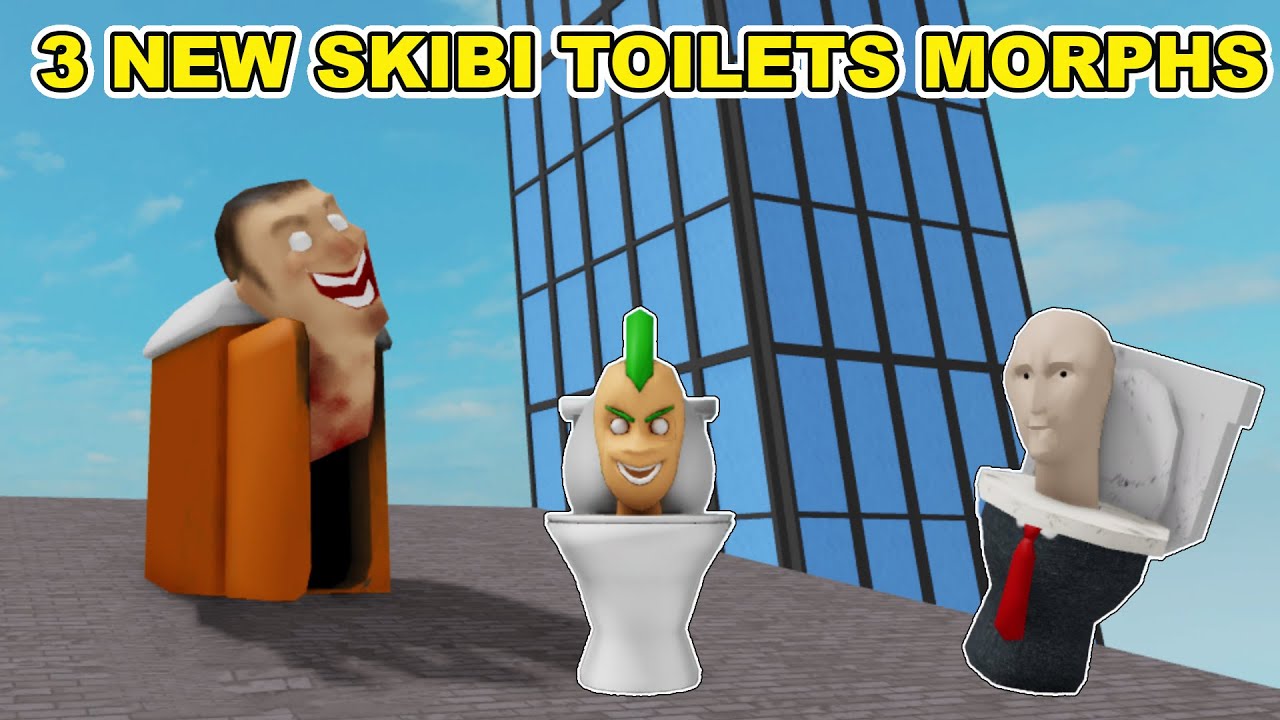 ROBLOX! NEW SKIBI TOILETS MORPHS! HOW TO GET 3 NEW SKIBI TOILETS MORPHS ...