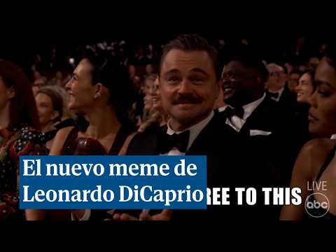 El nuevo meme de Leonardo Dicaprio fabricado en directo en la gala de los Oscar 2026