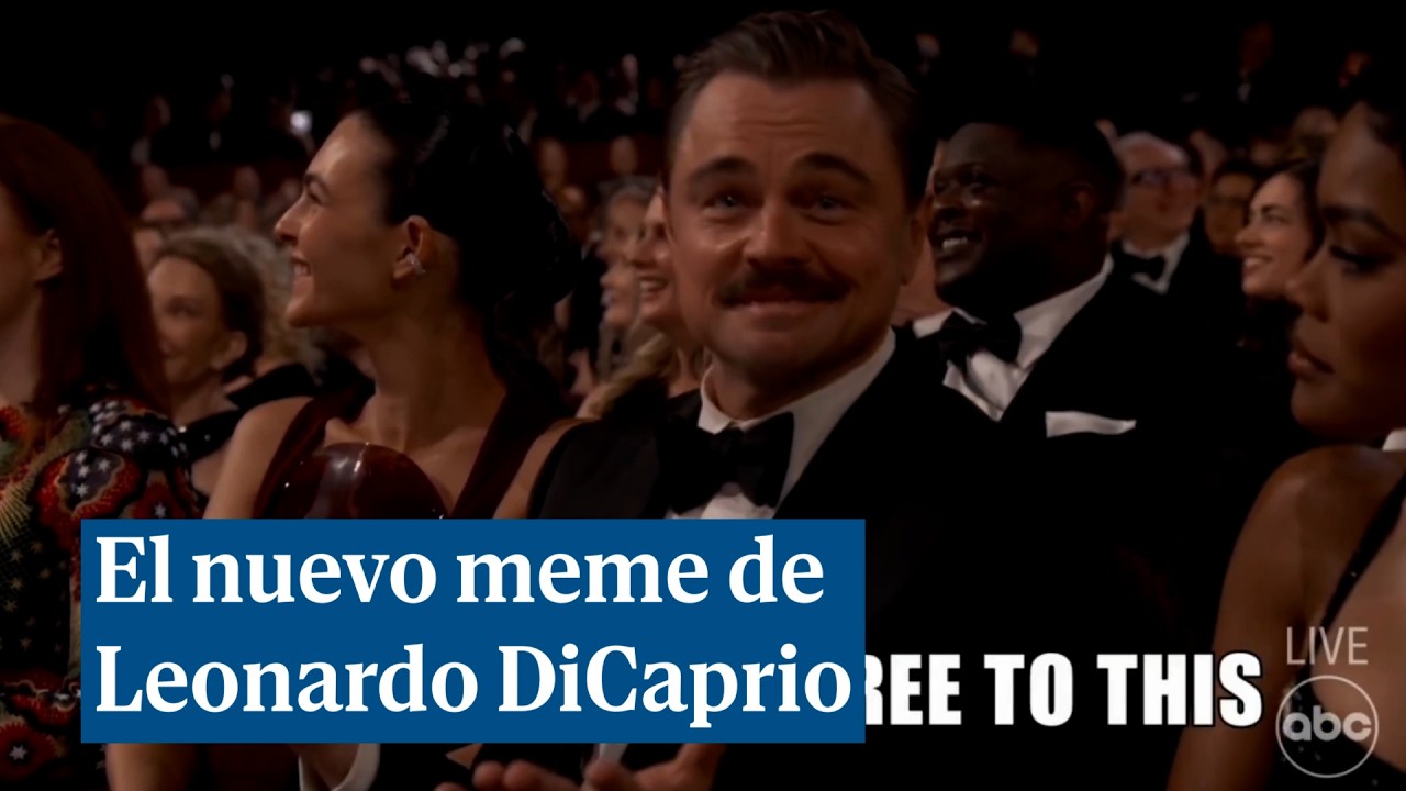 El nuevo meme de Leonardo Dicaprio fabricado en directo en la gala de ...