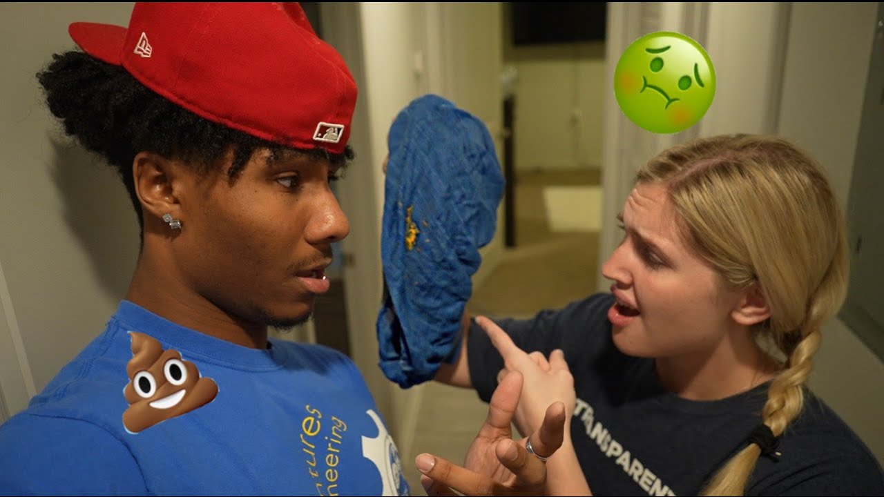 GIRLFRIEND FINDS POOP STAINS IN MY BOXERS........ *embarrassing* - YouTube