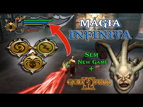 Tutorial-Como fazer o bug de magia infinita-God of War 2 sem zerar-Medusa