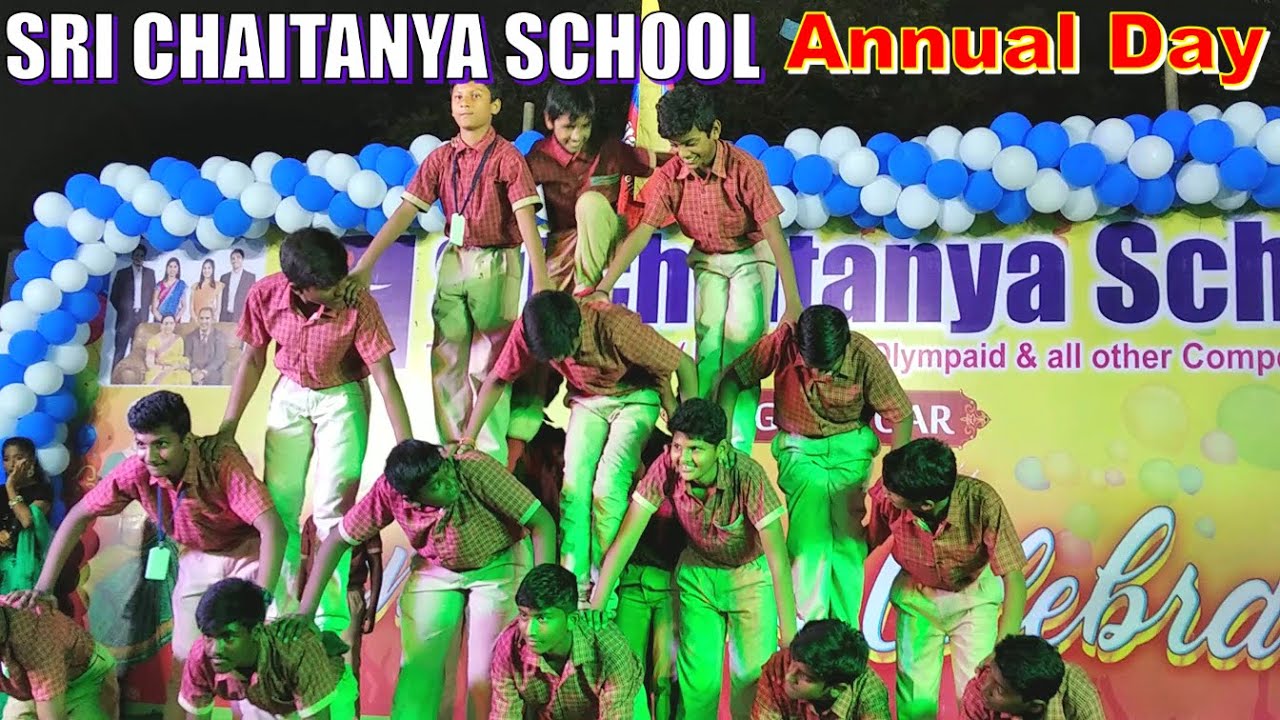 Pyramid Shape Act | Well Performed By Sri Chaitanya School Students ...