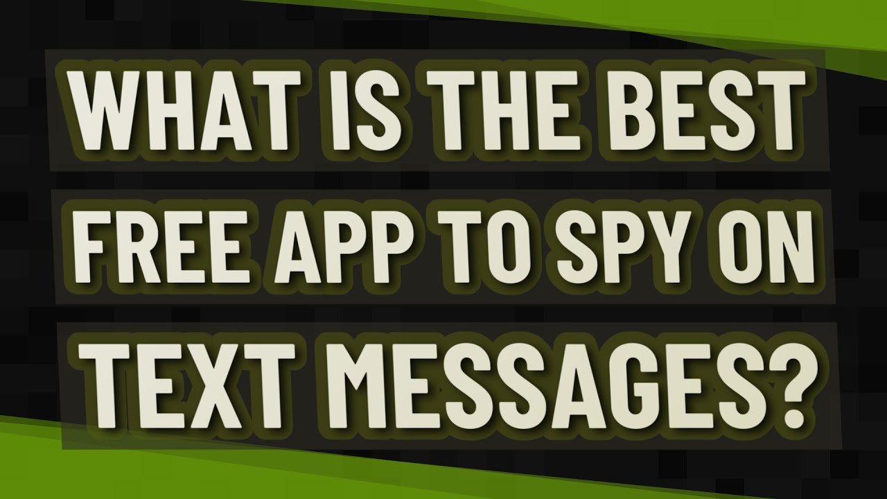 What is the best free app to spy on text messages? - YouTube