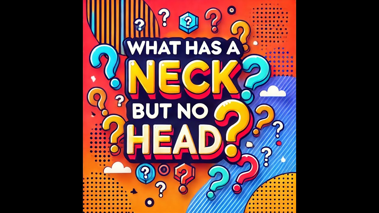 What has a neck but no head? #12 #quiz #shorts #riddles #trivia - YouTube