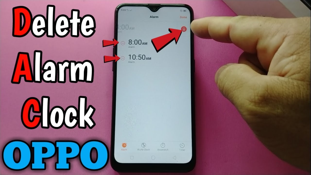 How To Delete Alarm Clock On OPPO A5s YouTube How To Delete Alarm Clock On OPPO A5s YouTube