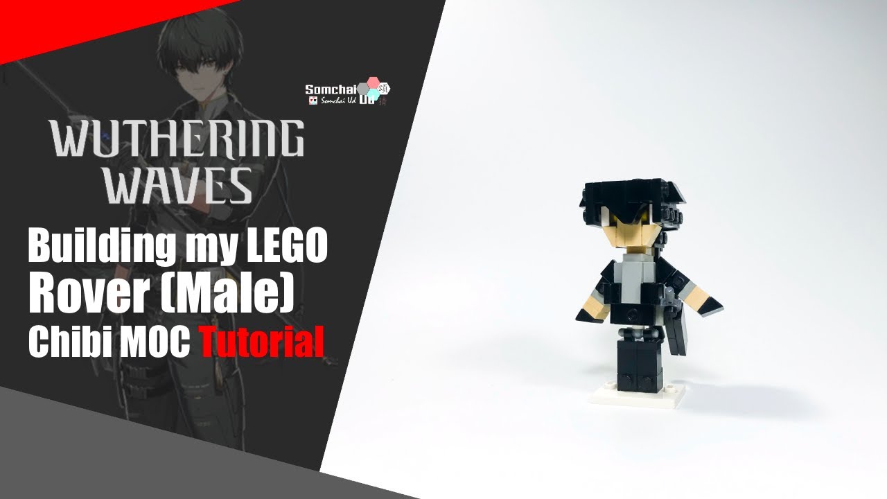 LEGO Wuthering Waves Rover (Male) Chibi MOC Tutorial | Somchai Ud - YouTube