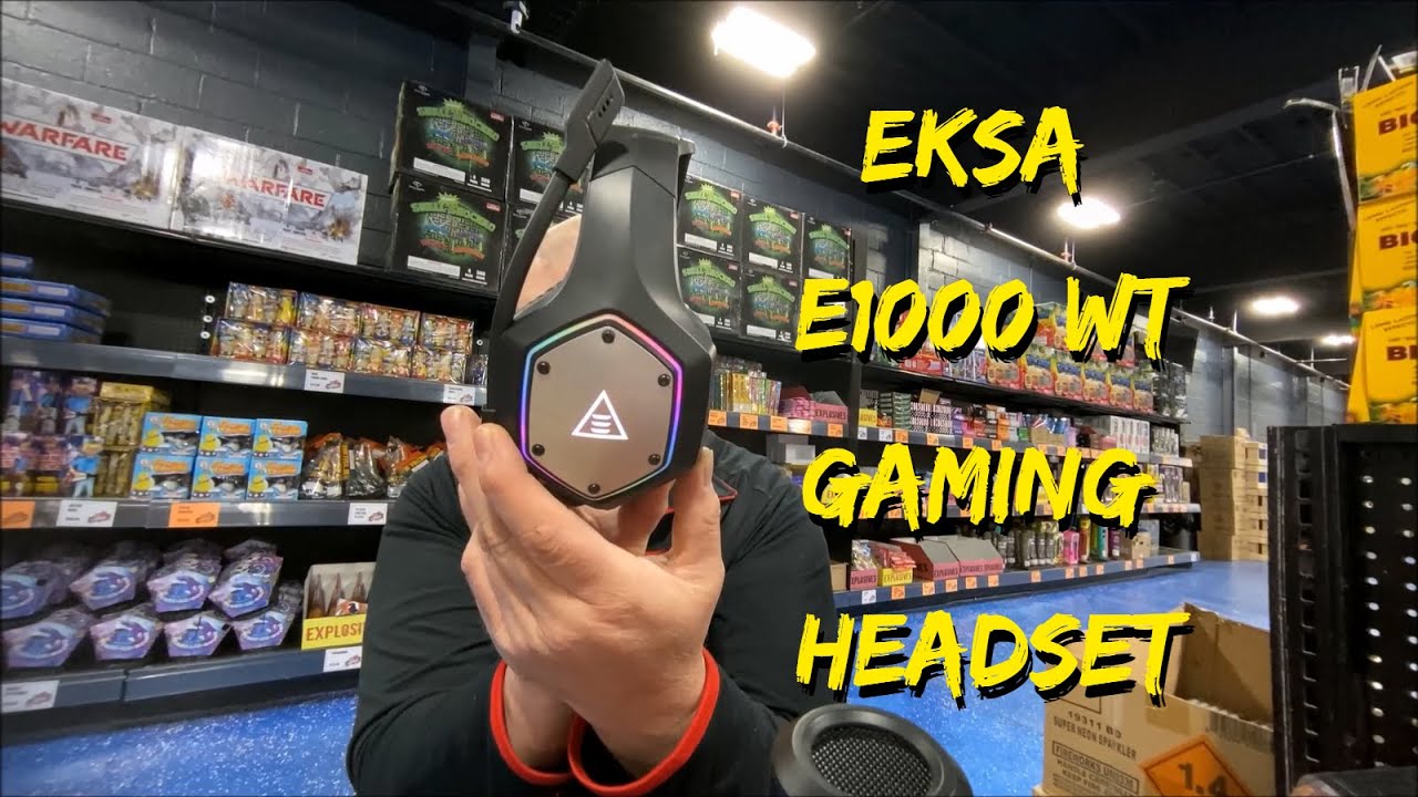 EKSA E1000 WT Gaming Headset - YouTube