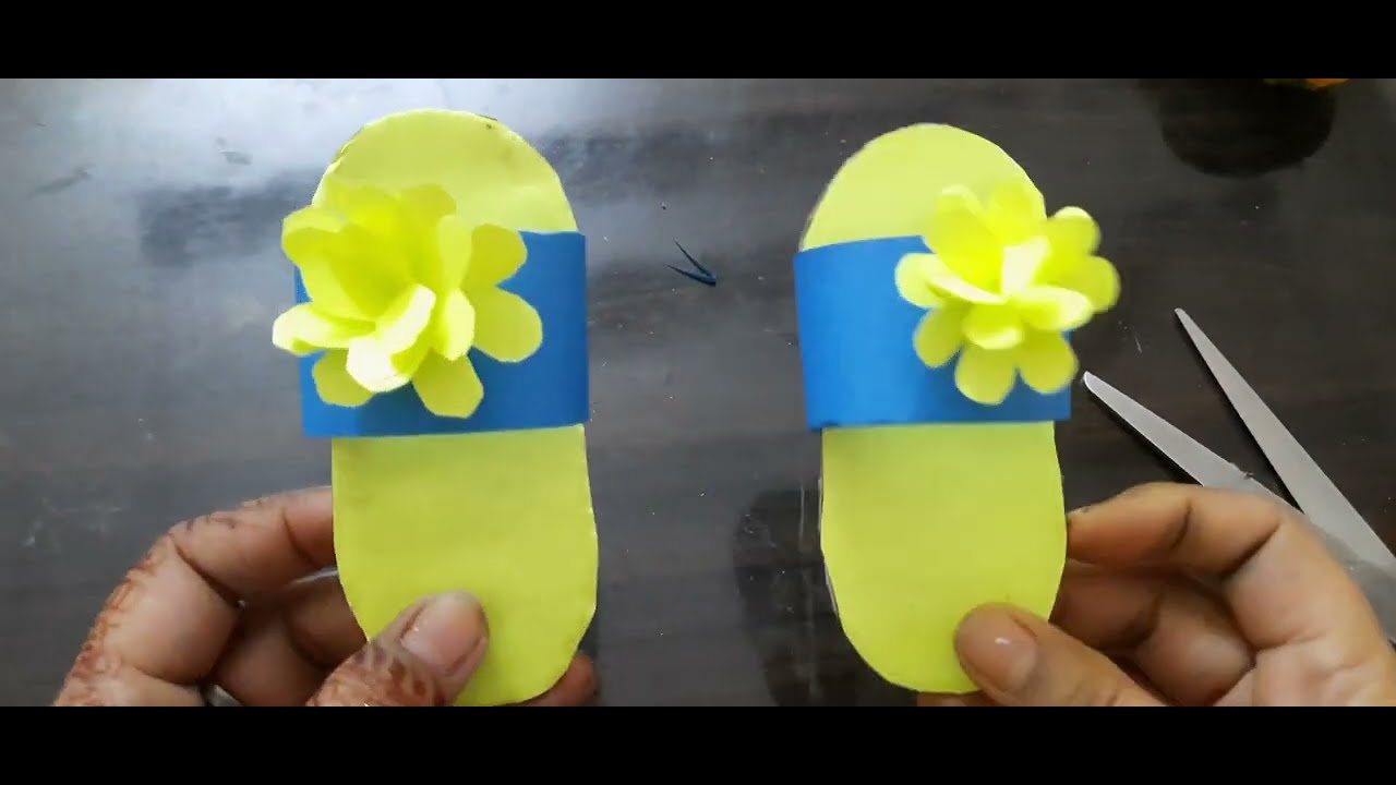 slippers making craft ideas - YouTube