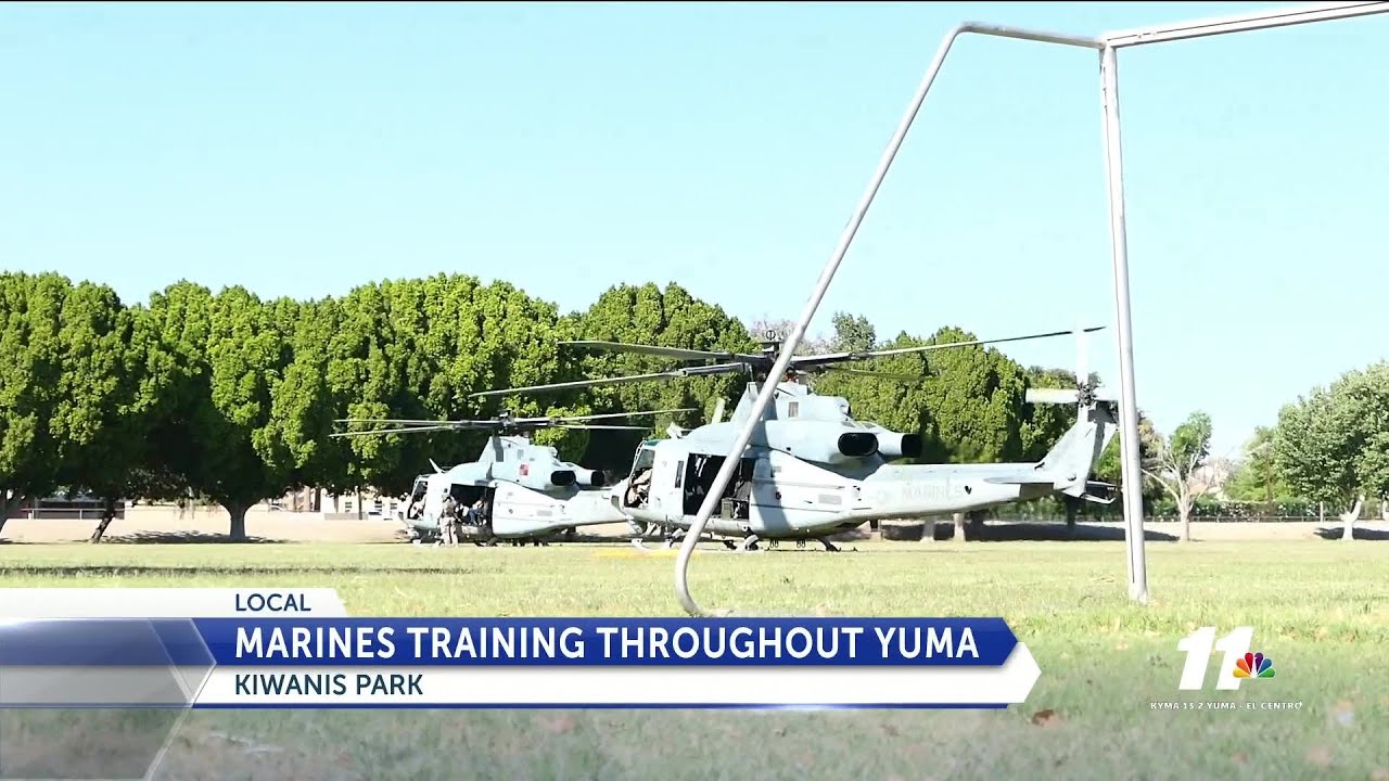 MCAS Yuma brings WTI training to local park - YouTube