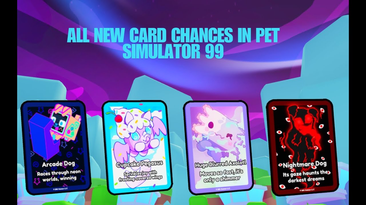 ALL NEW CARD CHANCES IN PS99 - YouTube