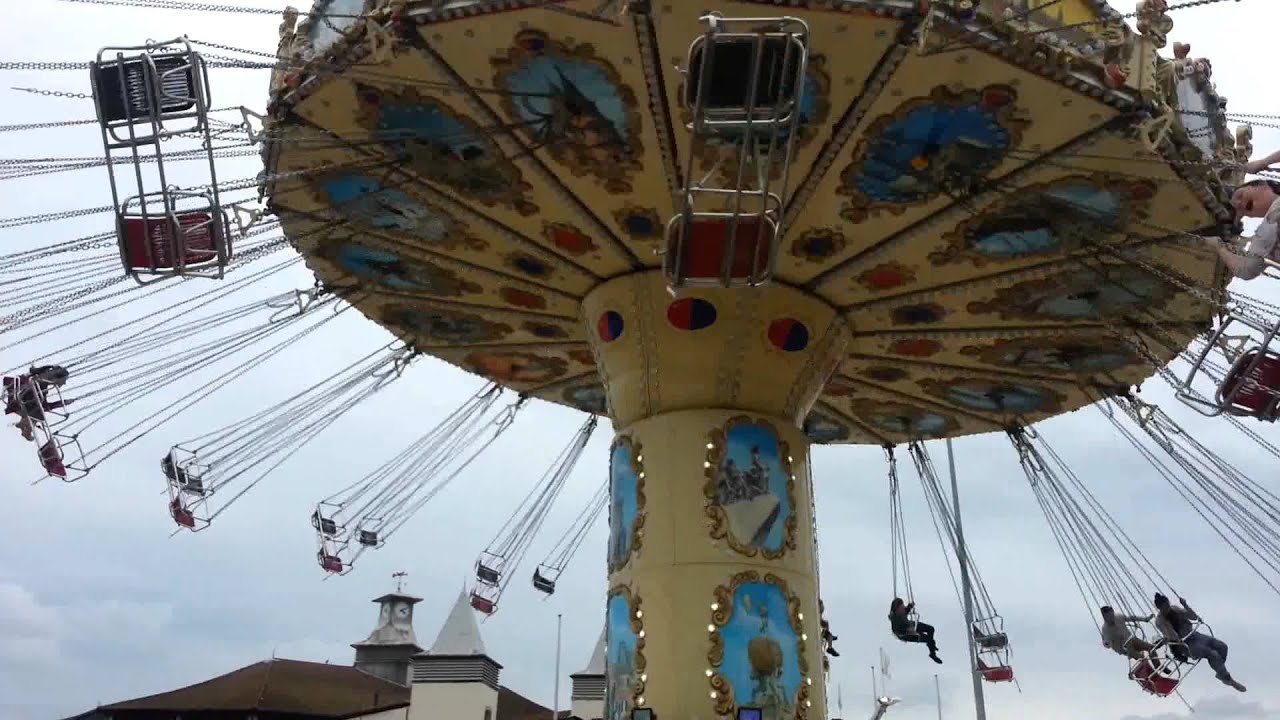 Fun fair at Bournemouth sea side - YouTube