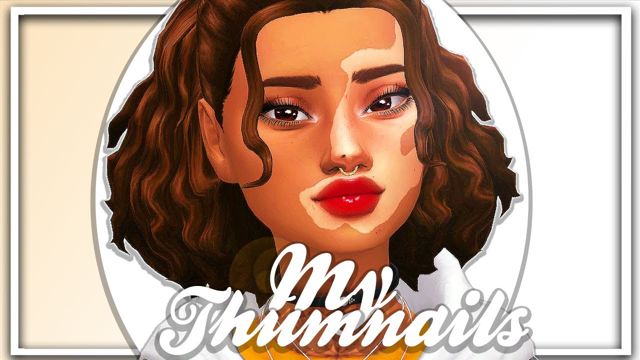 🌟 HOW I CREATE MY THUMBNAILS 📷| w/ PHOTOSHOP | Sims 4 Thumbnail ...