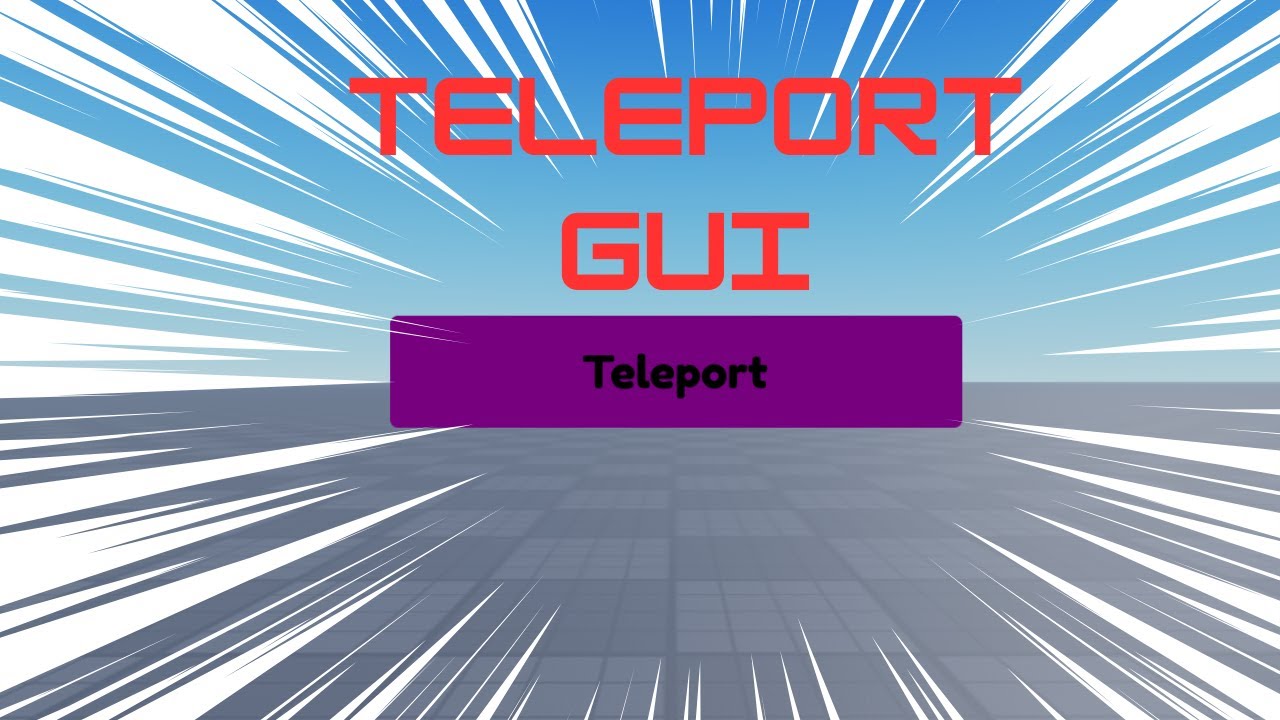 Cum să faci un Teleporter Gui în Roblox Studio??? - YouTube