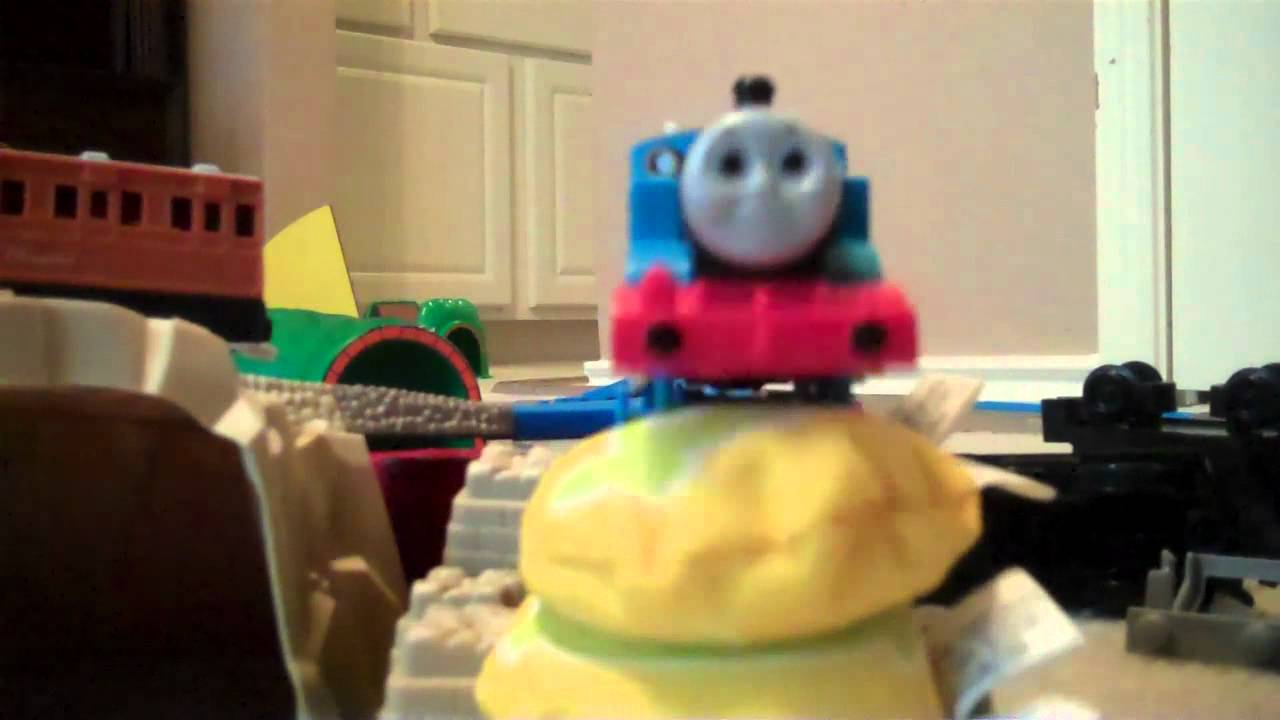 Thomas Falls off the Broken Bridge - YouTube
