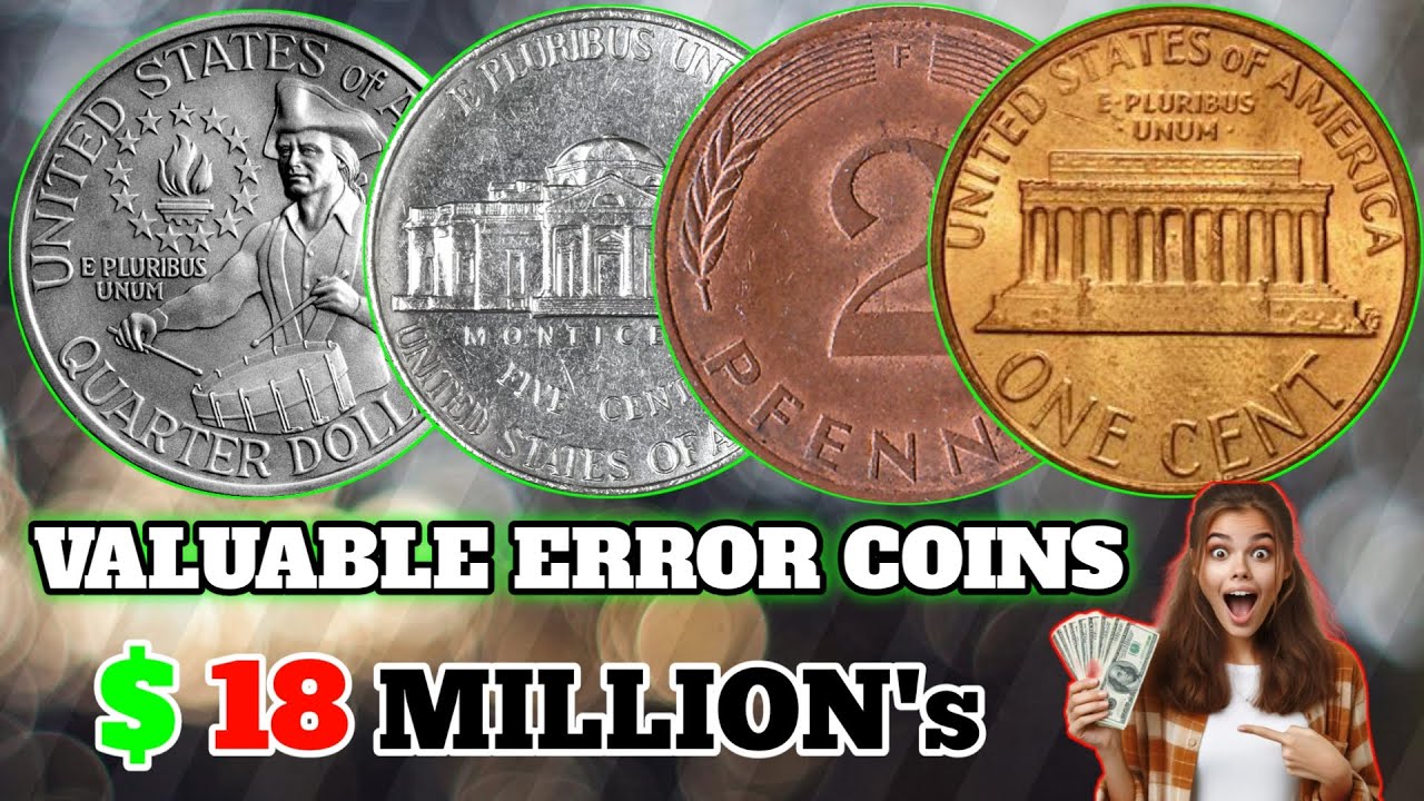 Top 18 U.S Different Valuable Coins In the World || Most Rare Coin In ...