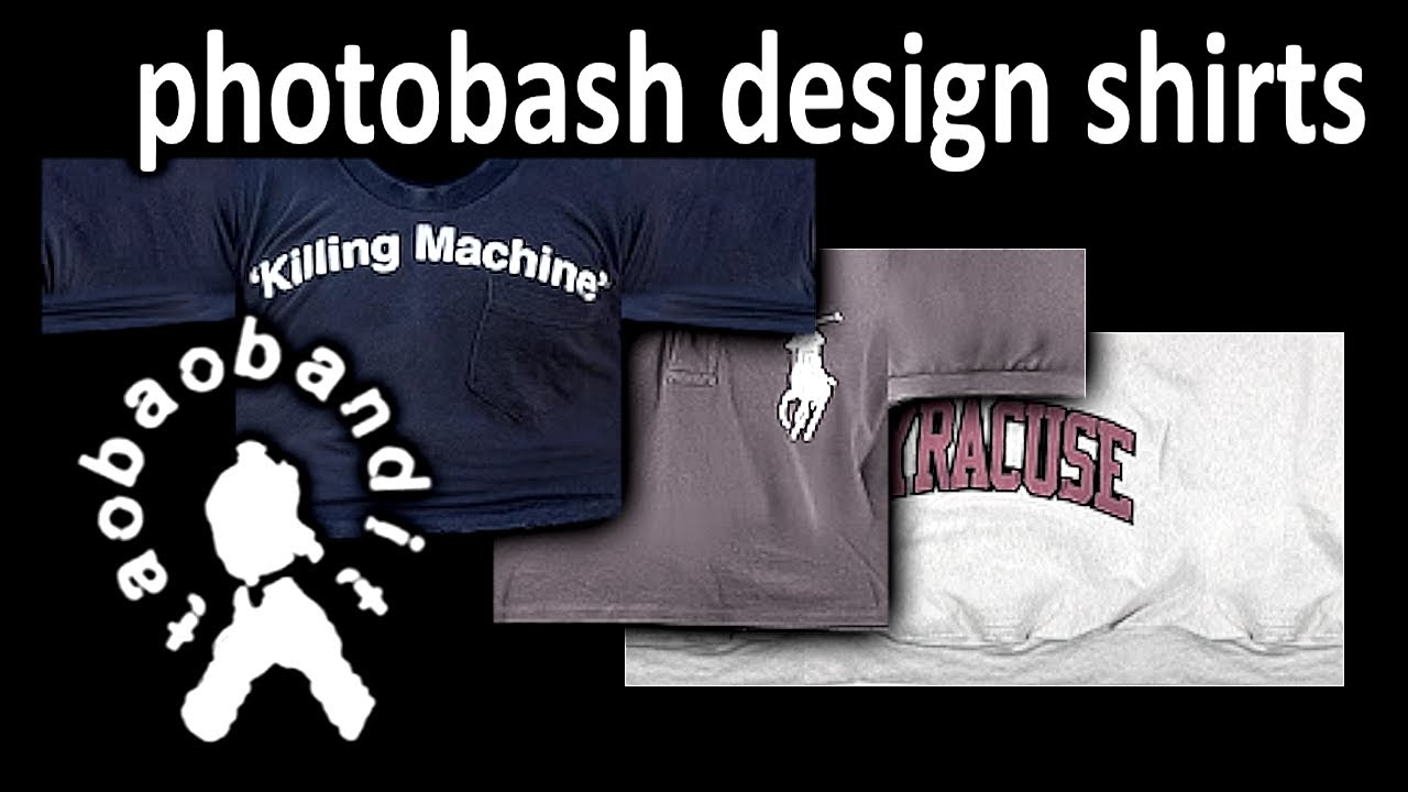 photobash design roblox shirts - YouTube