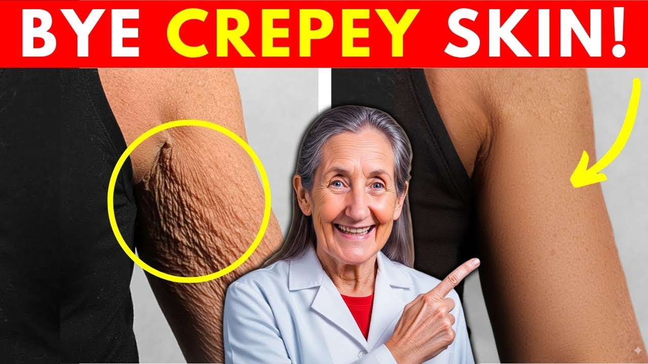 SENIORS, PLEASE!! Just 3 Minute Fix For Crepey Skin That Actually Works ...