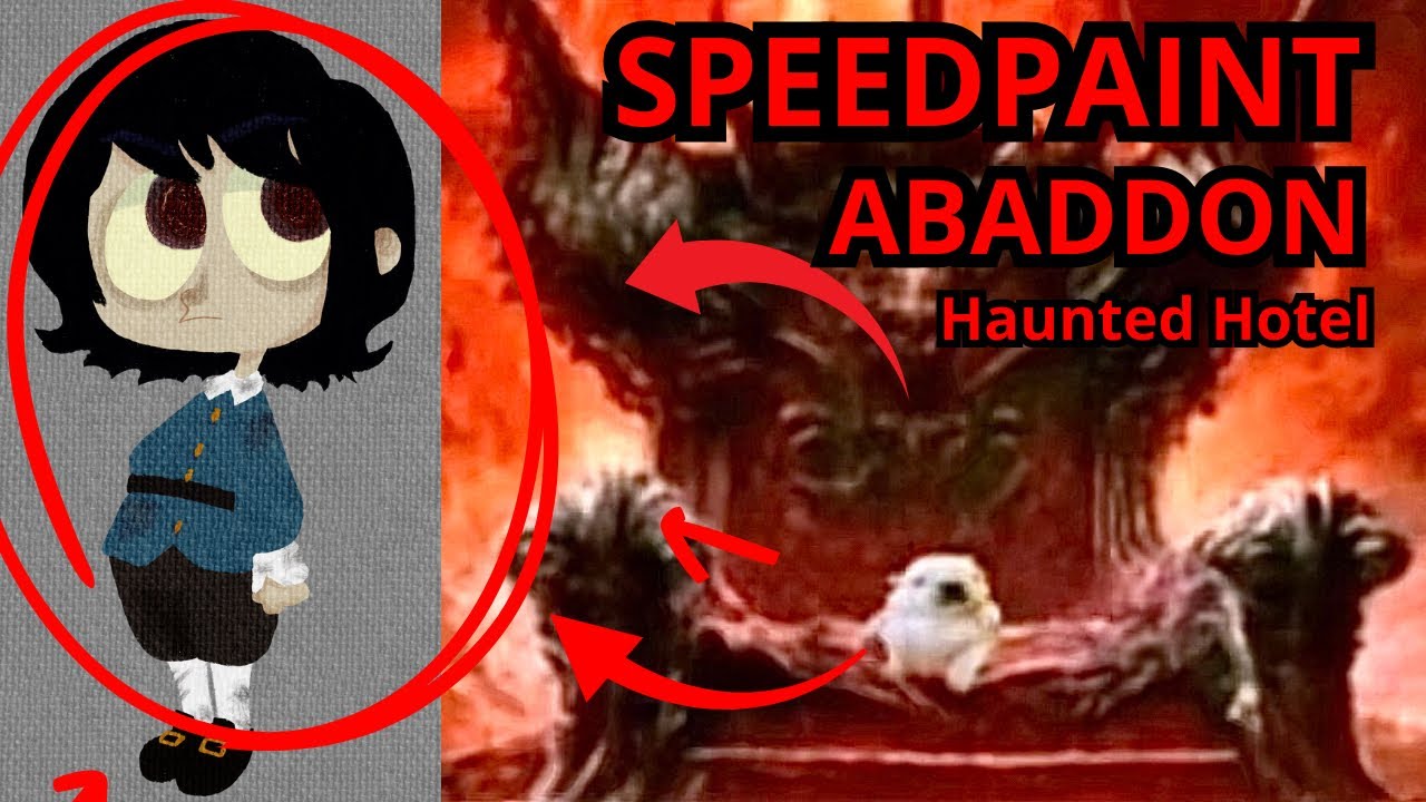 Abaddon (Haunted Hotel) Speedpaint | (description) - YouTube