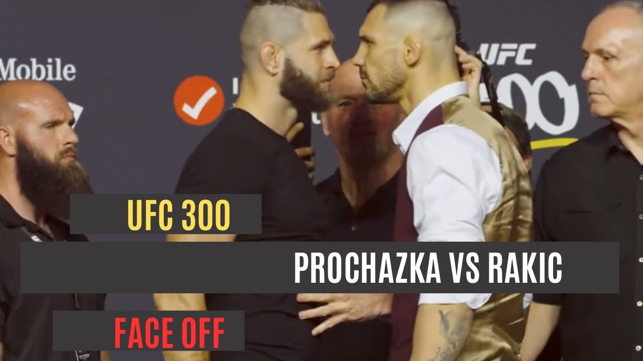 UFC face off | Jiri Prochazka vs Aleksandar Rakic | press conference ...