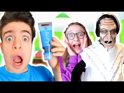 TROVA GLI INGREDIENTI DELLO SLIME CON LA NONNA PAZZA!!