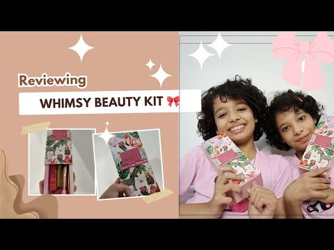 Reviewing Whimsy beauty kit 🎀 - YouTube