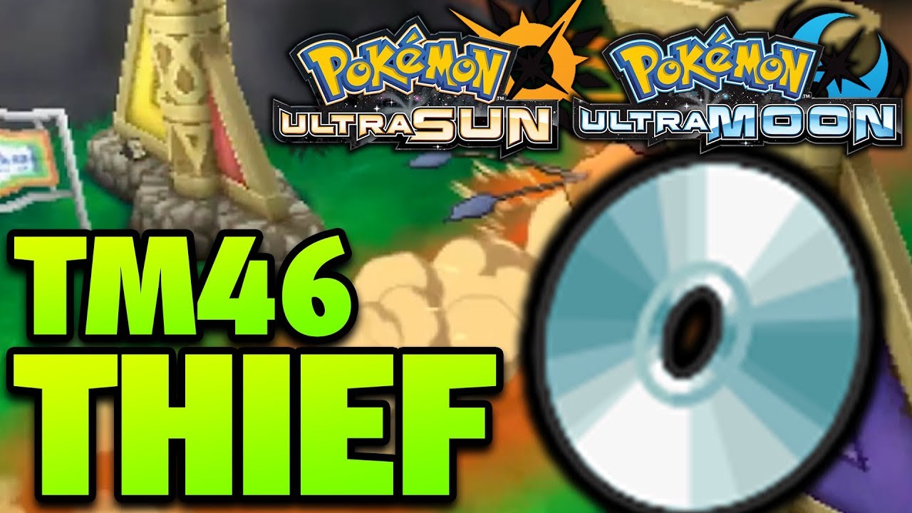 How to Get Thief Location – Pokemon Ultra Sun and Moon TM 46 Thief ...