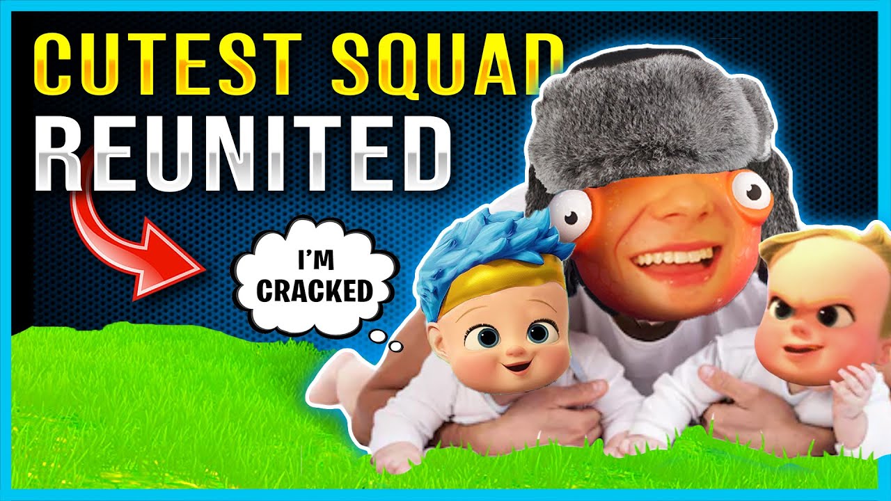 THE CUTEST SQUAD REUNITED! - Wholesome Fortnite Gameplay 😉(Fool Gang ...