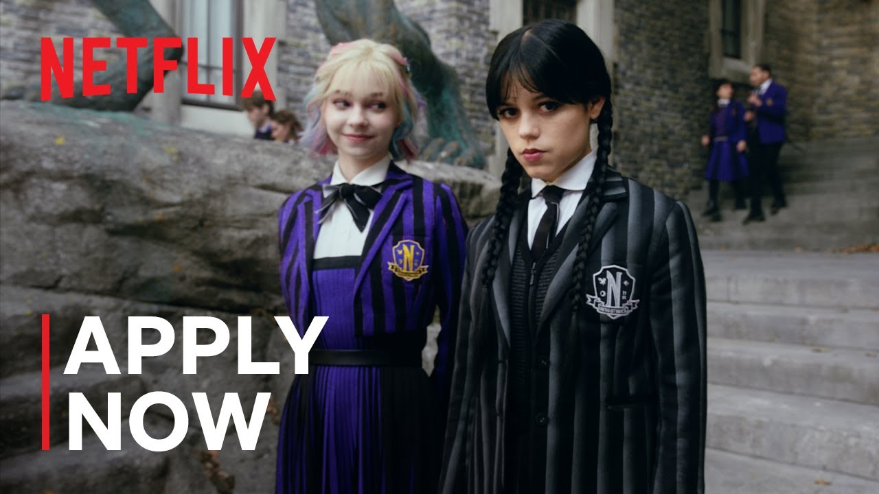 Attend Nevermore Academy with Wednesday Addams | Netflix - YouTube