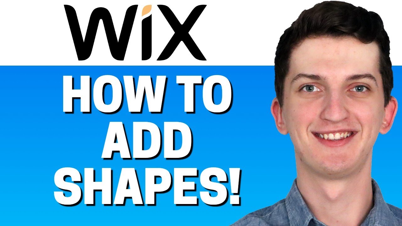 How To Add Shapes In Wix - YouTube