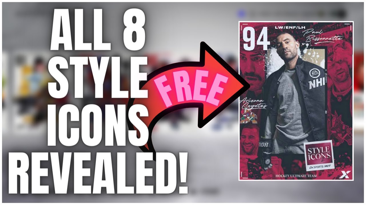 ALL STYLE ICONS REVEALED! - NHL 22 Free 94 OVR Players - YouTube